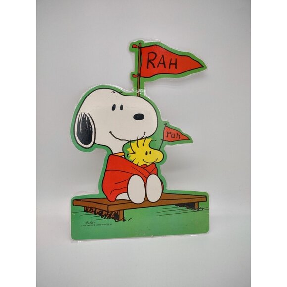Peanuts | Holiday | Peanuts Snoopy Woodstock Vintage Die Cut Card Decor ...